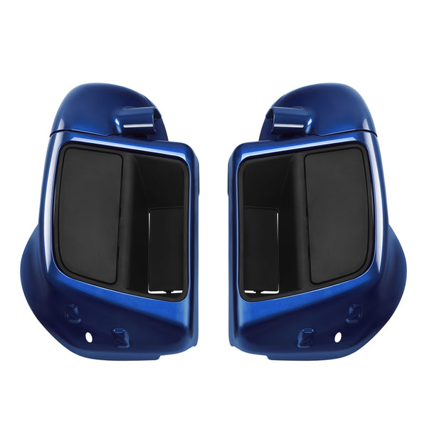 HR3 Superior Blue Vented Lower Fairing Kit For Harley Touring models 2