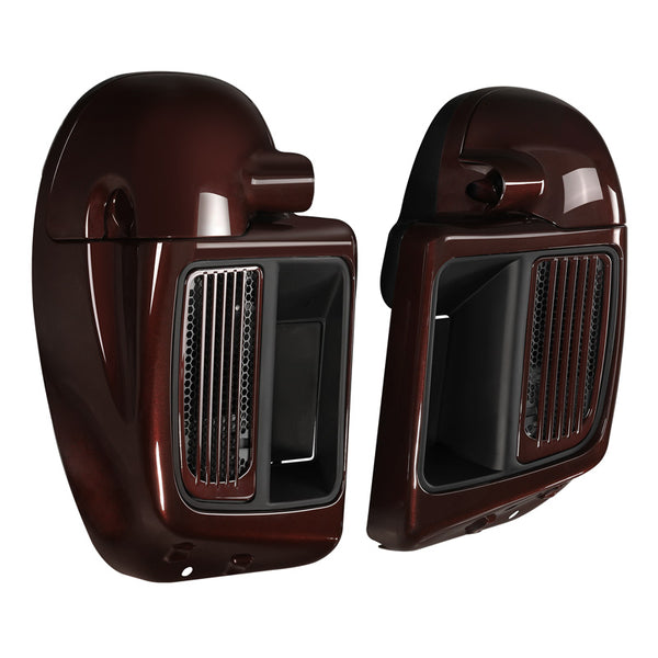 HR3 Midnight Crimson Vented Lower Fairing Kit For Harley Touring Model