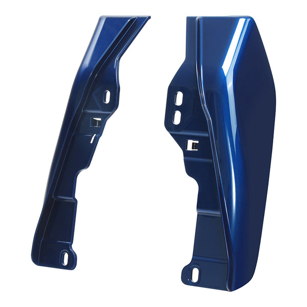 HR3 Superior Blue Mid-Frame Air Deflectors For Harley Touring and Trik