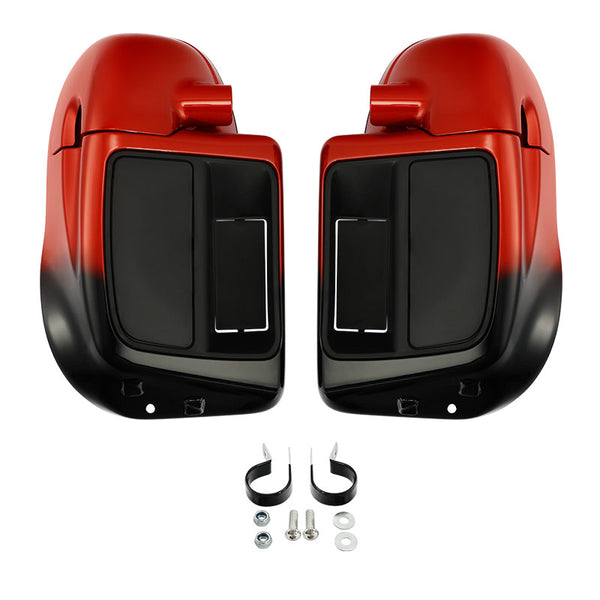 HR3 Sunset Orange / Sunset Black Fade Vented Lower Fairing Kit For Har