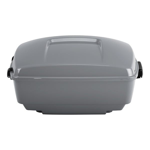 HR3 Billiard Gray 13.7" King Size Touring Trunk Luggage For 14-24 Harl