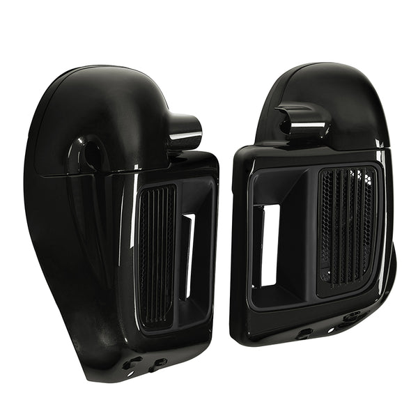 HR3 Black Quartz 2016UL Vented Lower Fairing Kit For Harley Touring Mo