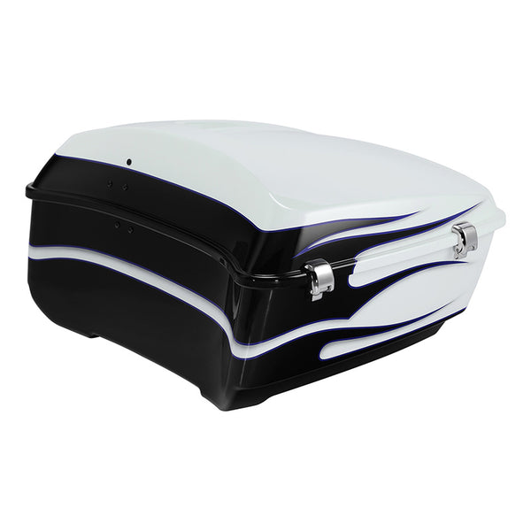 HR3 White Amethyst With Black Licorice Flames 13.7" King Size Touring