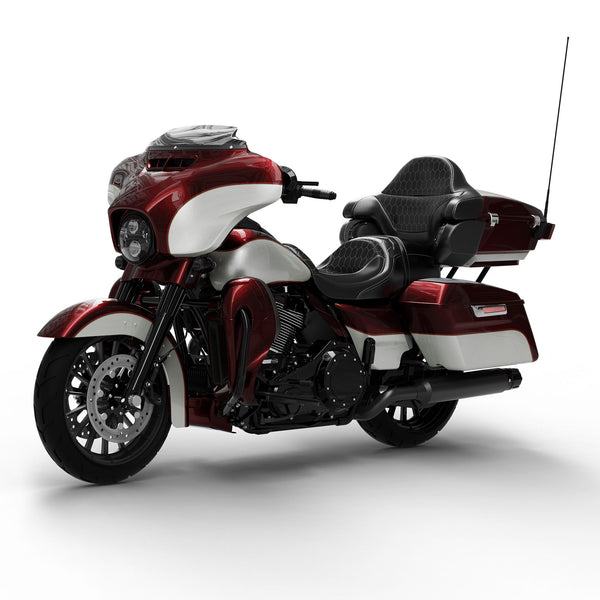HR3 Twisted Cherry / Silver Fortune Complete Body Fairing Kit For Harl