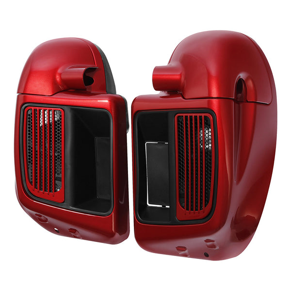 HR3 Wicked Red Vented Lower Fairing Kit For Harley Touring Models 2014