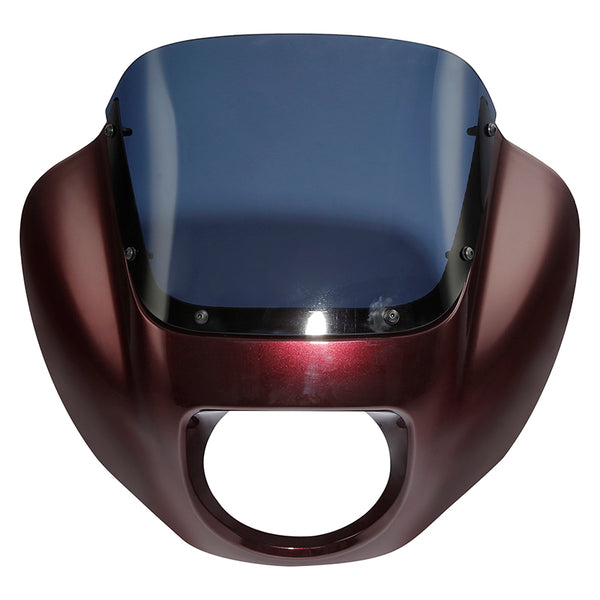 HR3 Twisted Cherry Headlight Fairing & Windshield Fit For Harley Softa