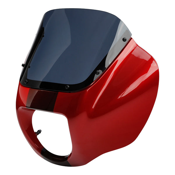 HR3 Wicked Red / Twisted Cherry Headlight Fairing & Windshield Fit For